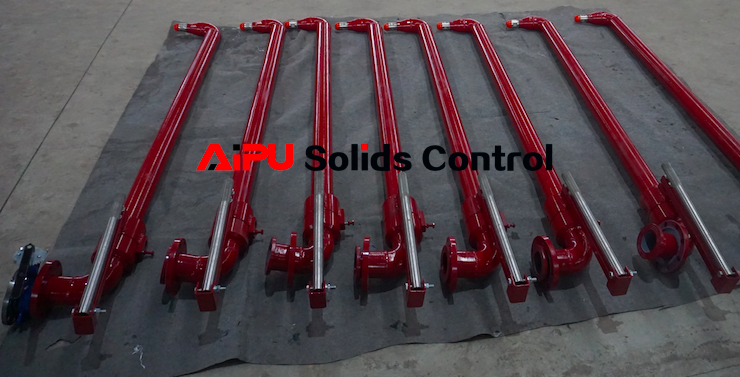 Mud gun on mud tank for drilling mud mix - AiPu Solid Control